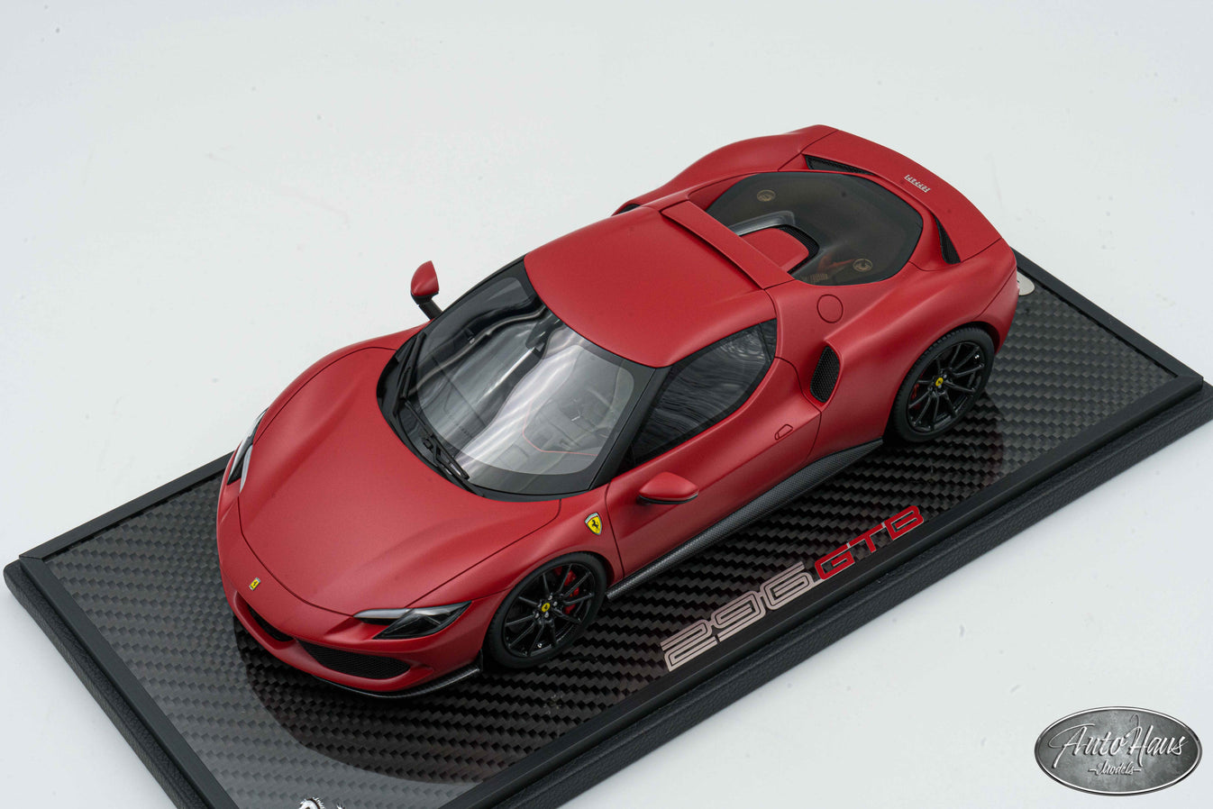 1/18 BBR Ferrari 296 GTB Matt Red – AutoHaus Models