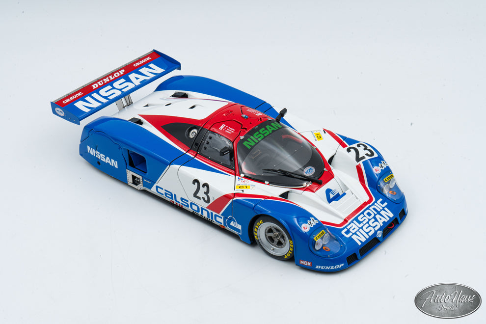 1/18 Exoto 1989 Nissan R-89 C Calsonic Nismo Le Mans #23 – AutoHaus Models